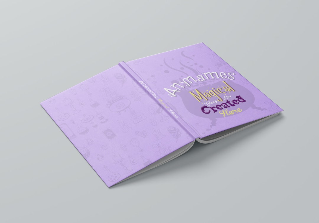 Magical Ideas Are Created Here Design Personalised Unlined (blank Page ...