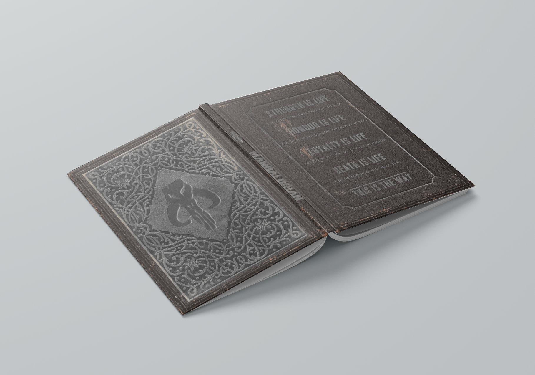 Mandalorian Creed Design Hardback Lined Journal Based on the - Etsy