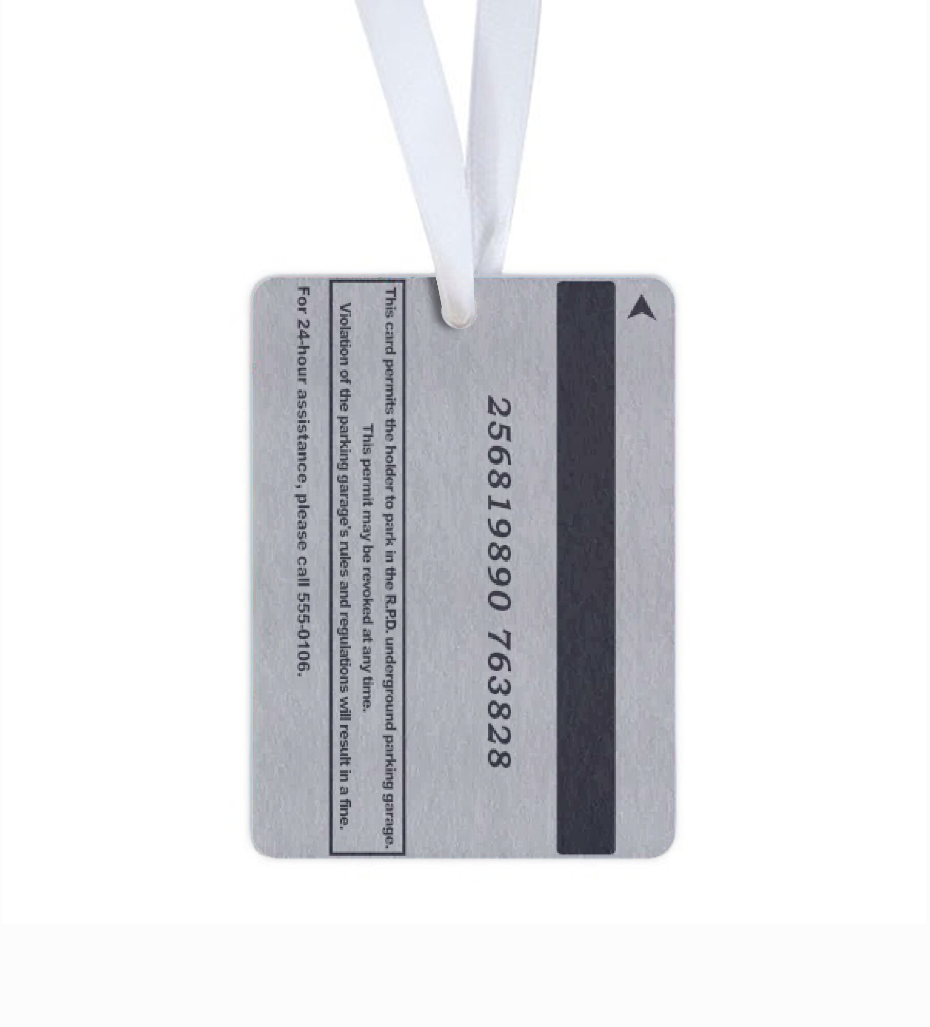 Raccoon Police Department Parking Permit Design Personalised Air ...