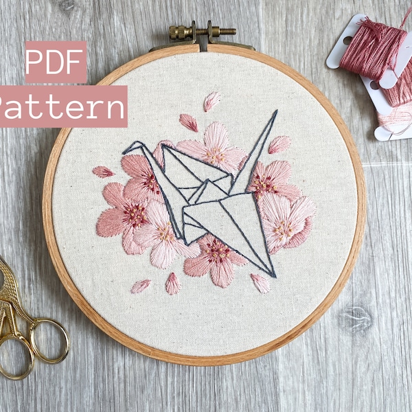 Sakura Embroidery - Etsy