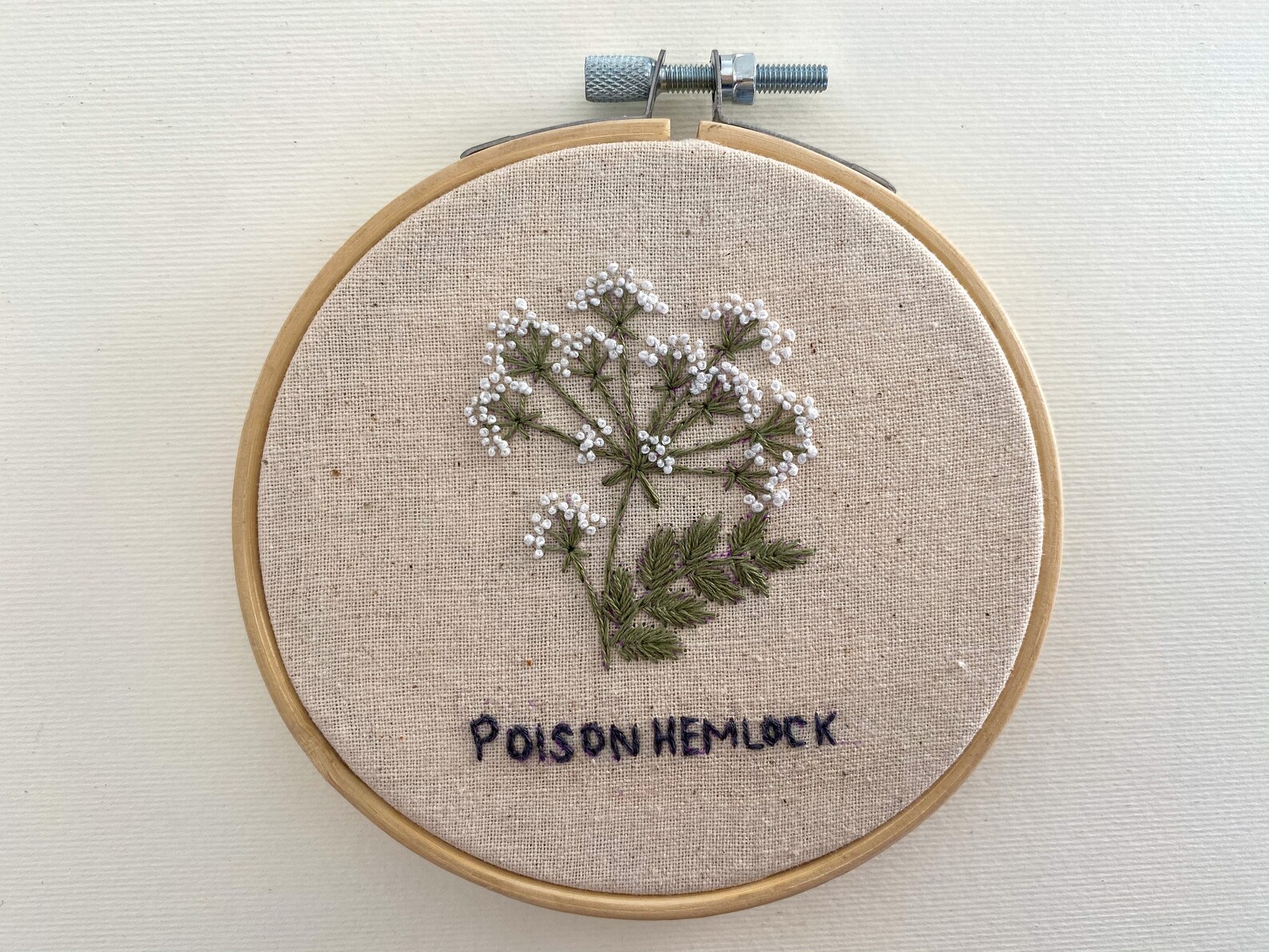 Poison Hemlock Hand Embroidery PDF Pattern Poisonous Plants - Etsy