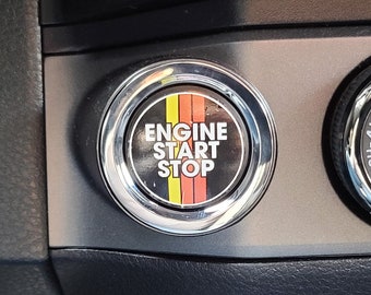 Push Button Sticker | Etsy