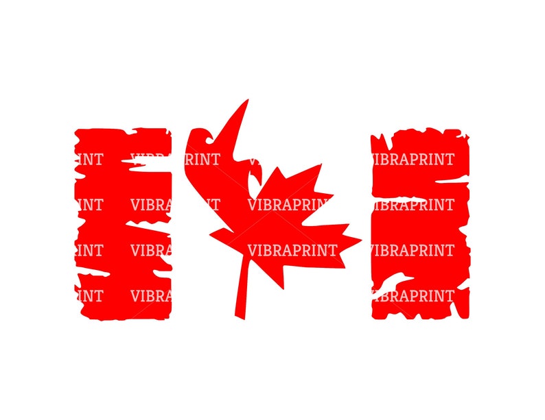 Canadian Flag Middle Finger SVG Digital Download | Etsy