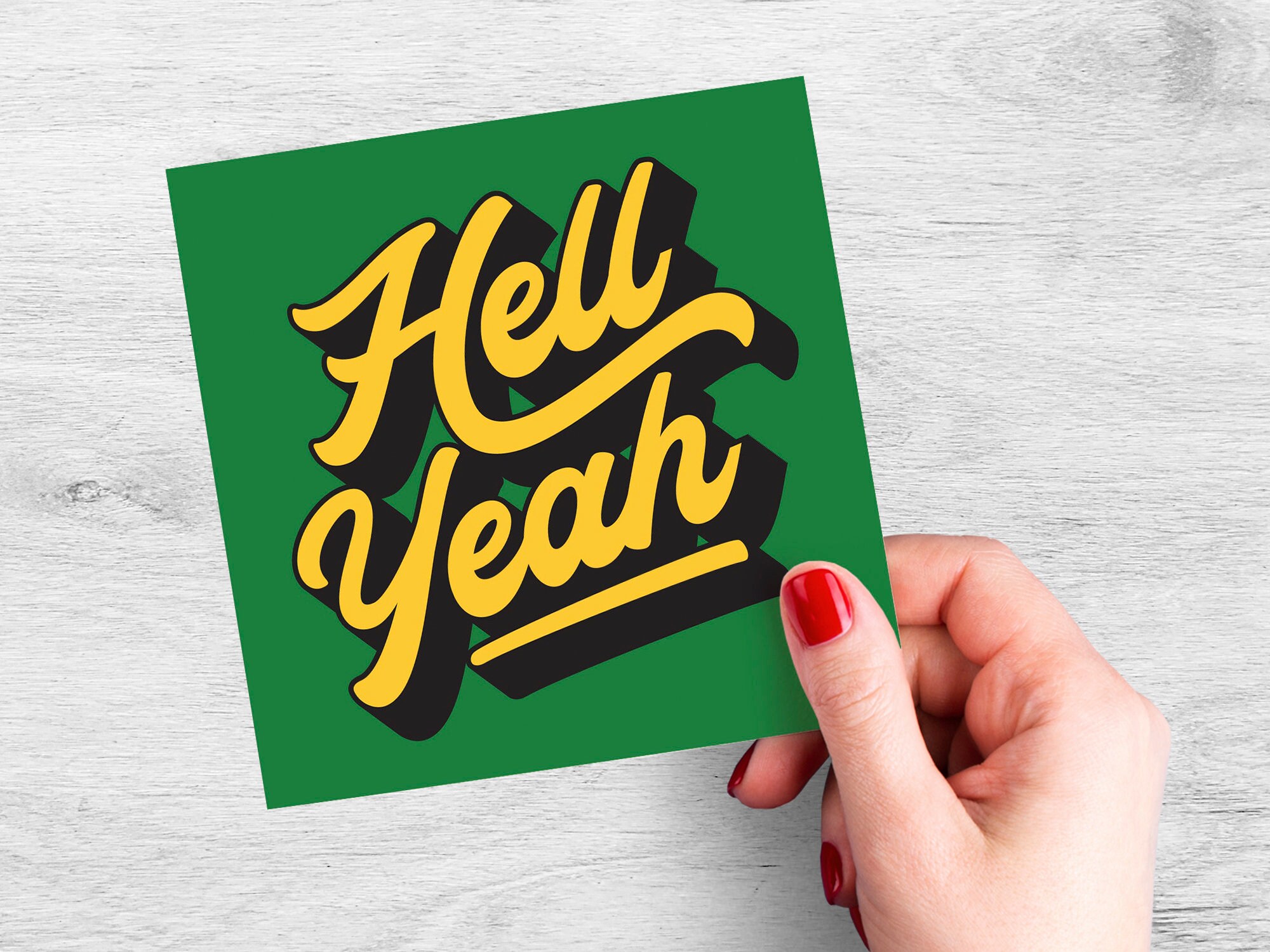 Hell Yeah Birthday Card Birthday Card Birthday Card Him - Etsy