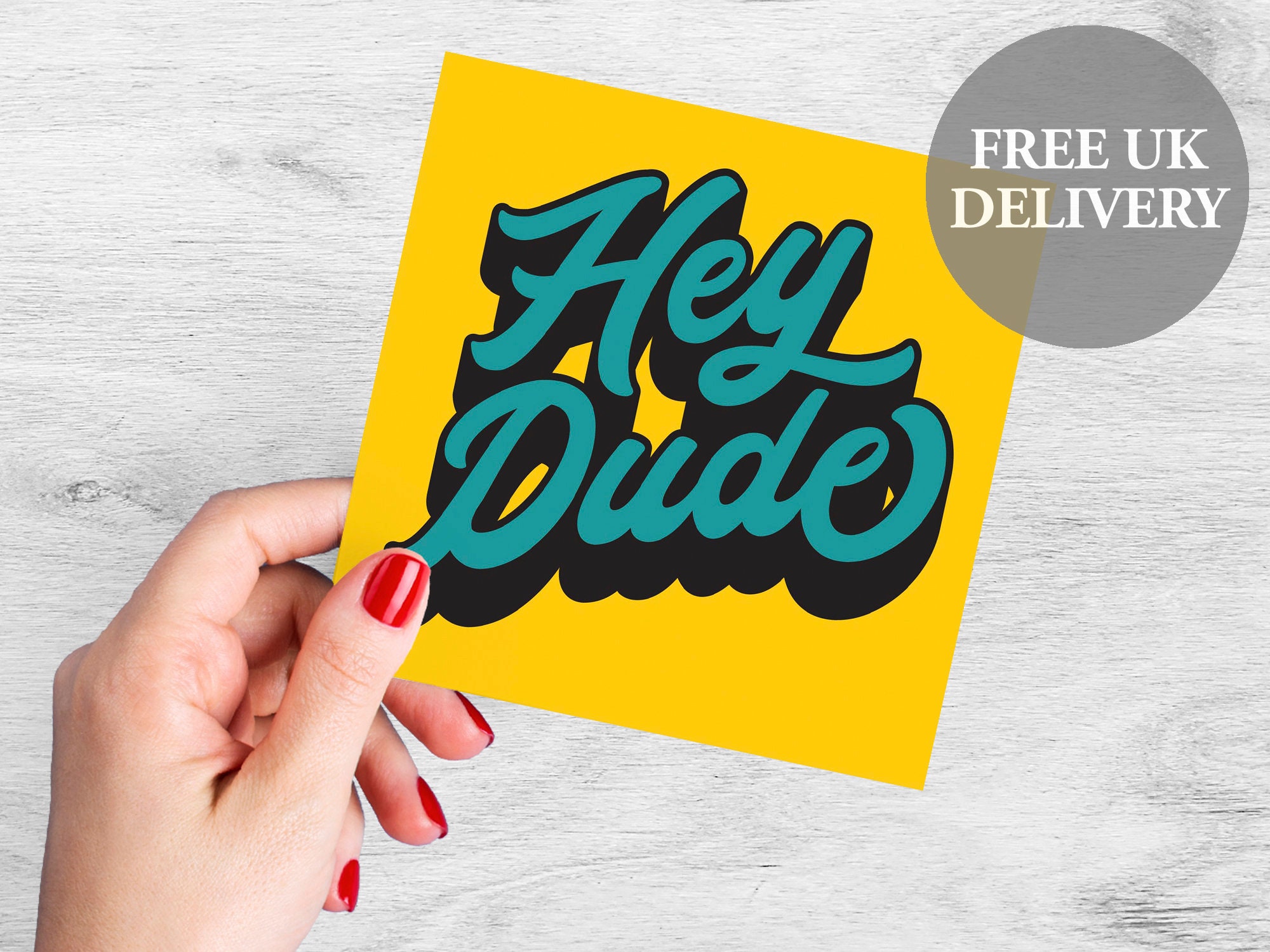 Hey Dude Birthday Card Birthday Card Birthday Card Him Male Birthday ...