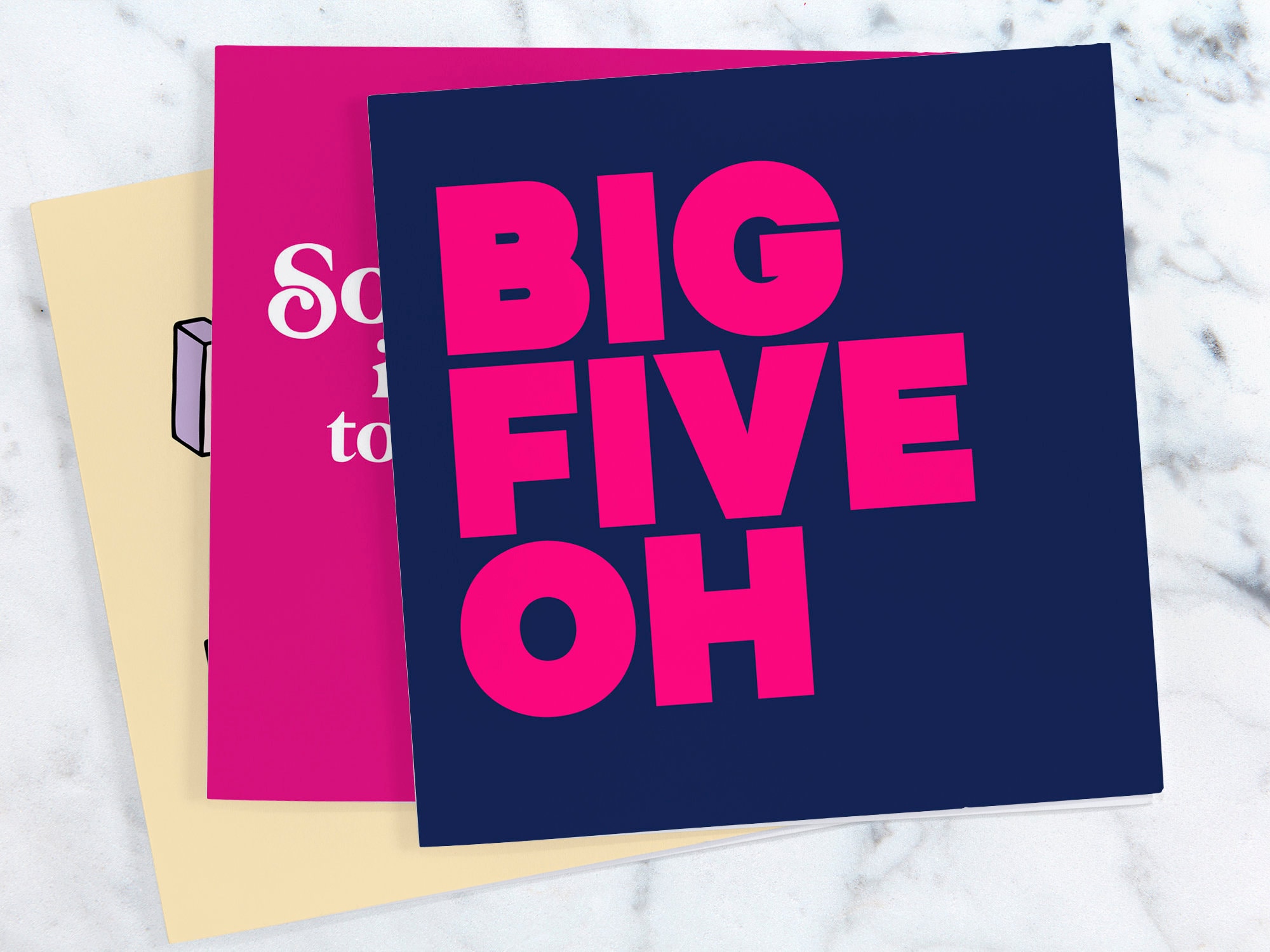 Big Five Oh Birthday Card Birthday Card Birthday Card Her - Etsy