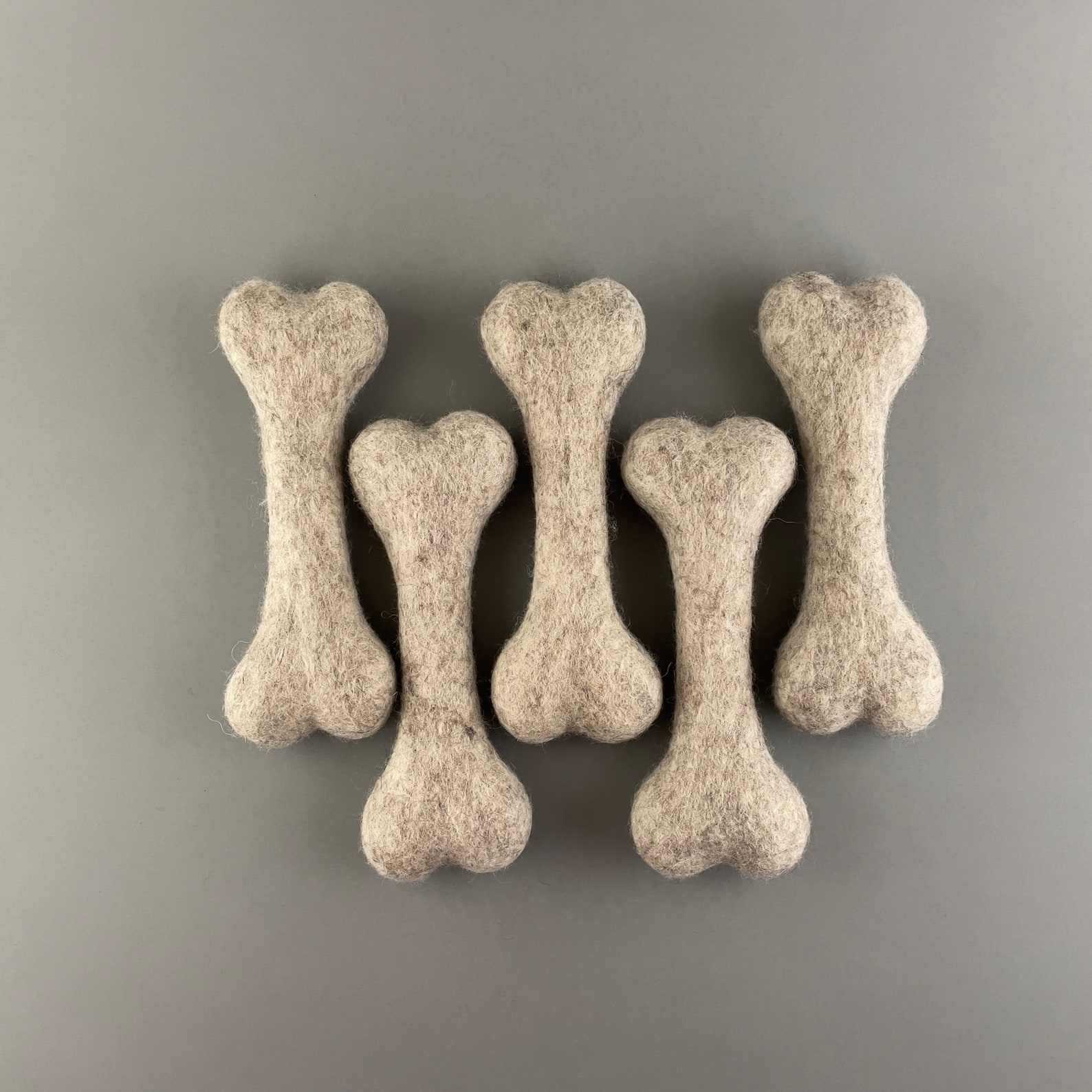 Handmade Wool Bone for Dogs, Soft Indoor Toy, Dog Wool Bone ONE PIECE ...
