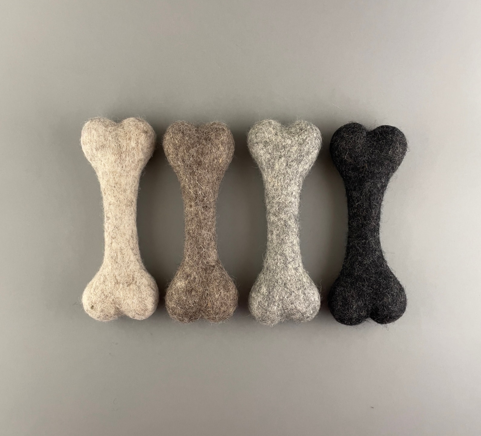 Handmade Wool Bone for Dogs, Soft Indoor Toy, Dog Wool Bone ONE PIECE ...