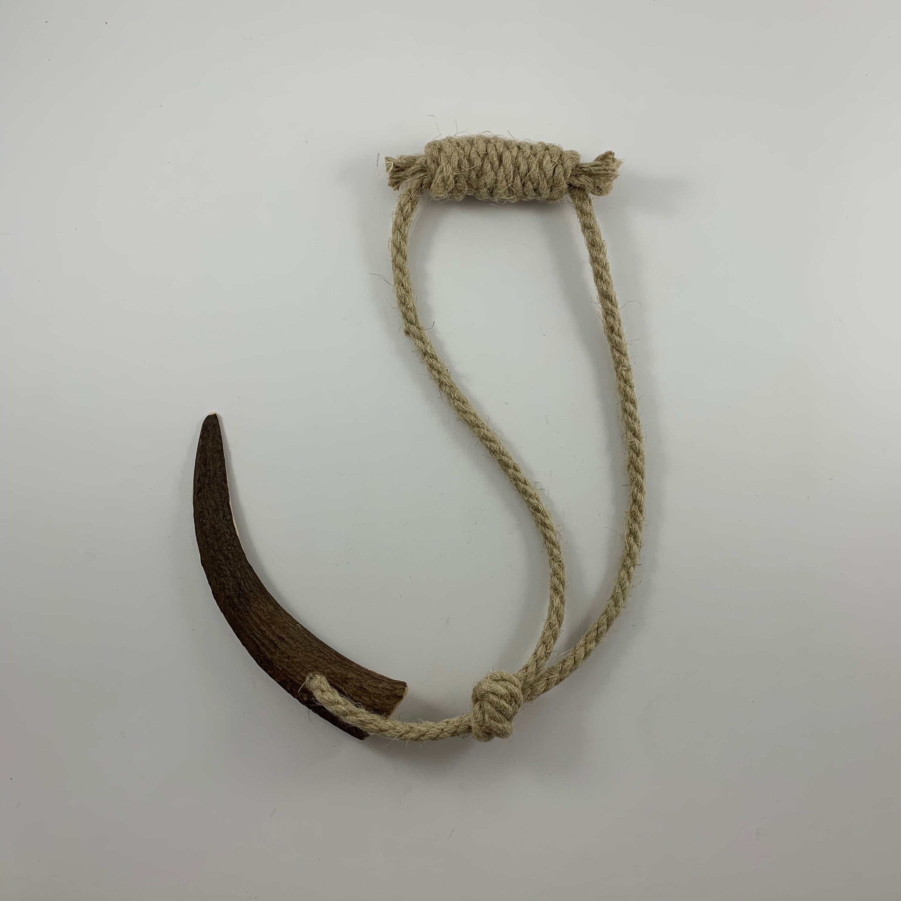 Antler Hemp Rope Dog Toy S Size | Etsy