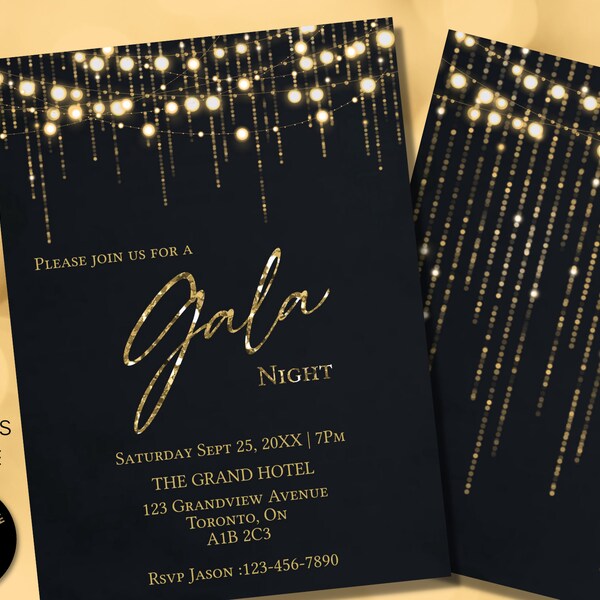 Lights Invitation - Etsy