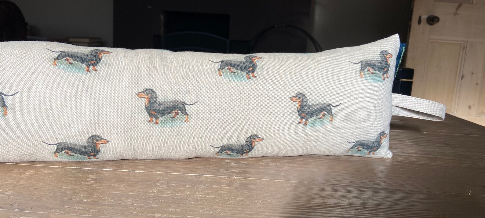 Draught Excluder Door Snake Draught Stopper. Dachshund. - Etsy UK