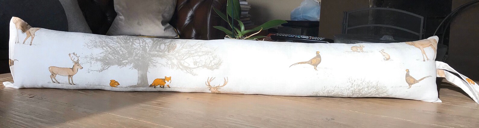 Draught excluder door snake draught stopper. Woodland forest | Etsy