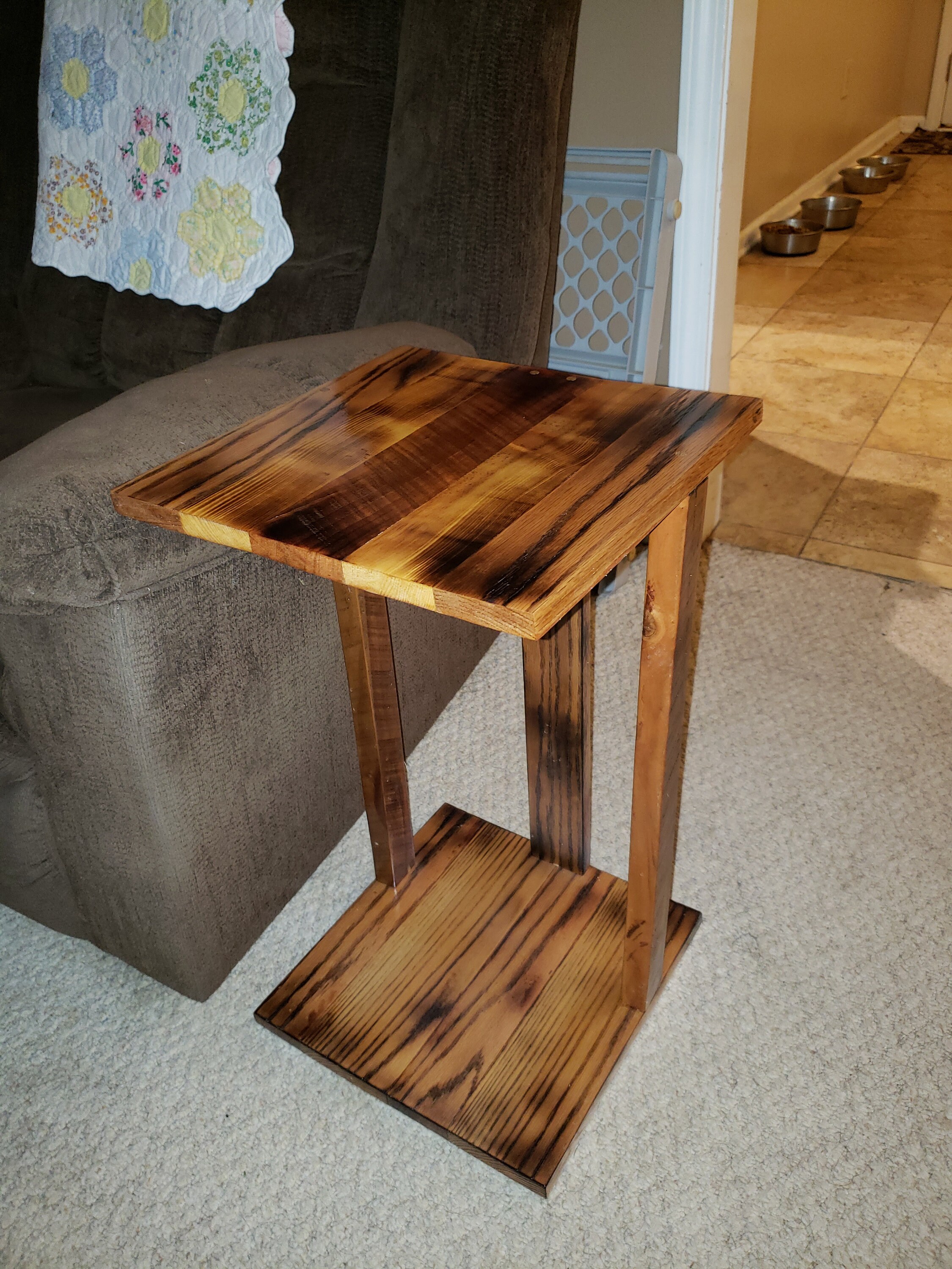 Three Legged Side Table - Etsy