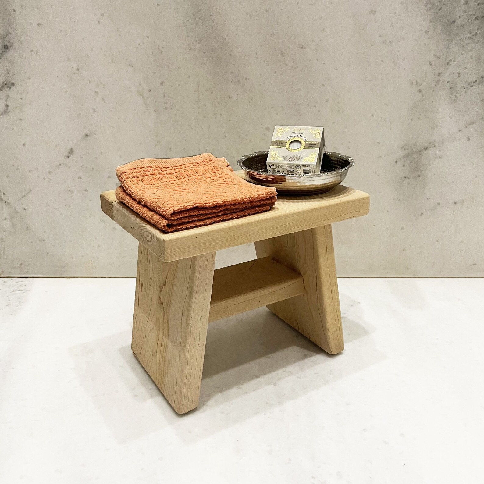 Bath Stool Cedar Wood Handmade Shower Bench - Etsy