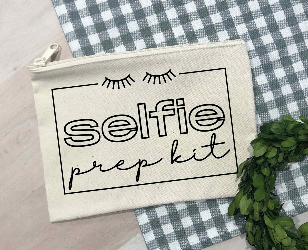 Funny Makeup Bag SVG, Selfie Prep Kit Svg Png, Cosmetic Pouch Svg ...