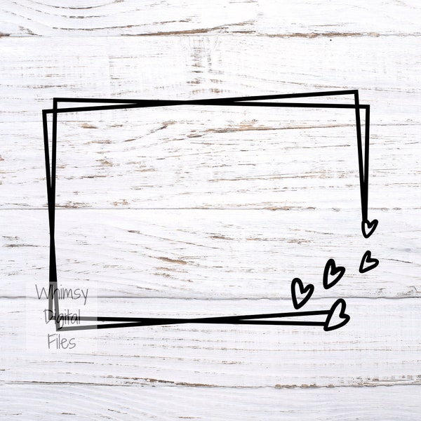 Rectangle Frame Svg - Etsy