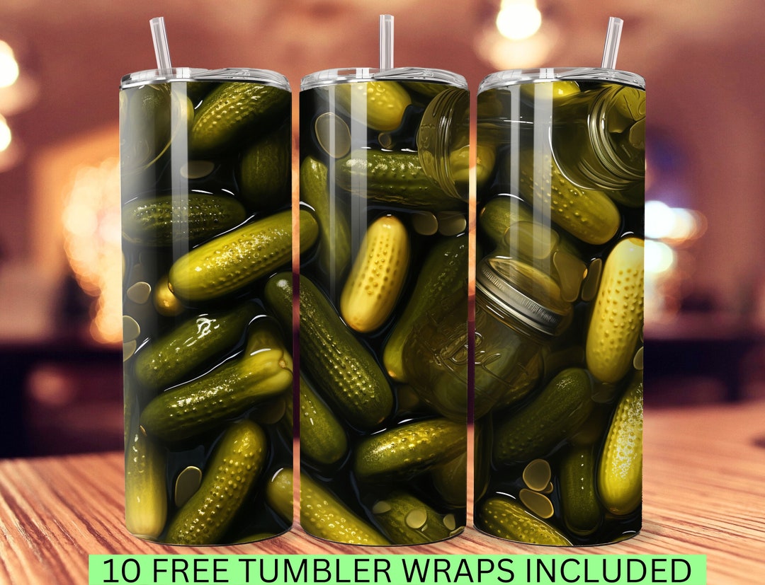 Pickles No.1 Tumbler Design, 20 Oz Tumbler Wrap, Sublimation Design ...