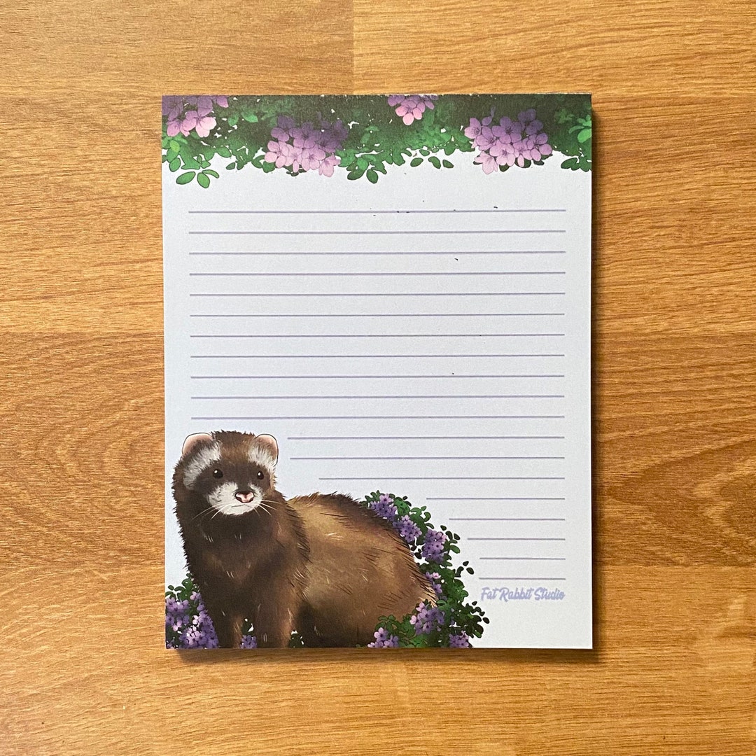Ferret Notepad - Etsy