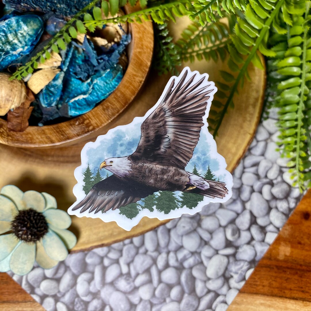 Eagle Sticker Waterproof/uv Protected - Etsy