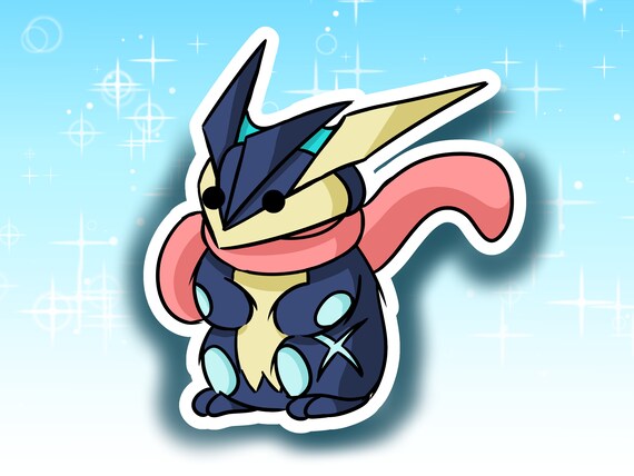Laptop Shiny Greninja Peeker Sticker Decals & Skins Electronics ...