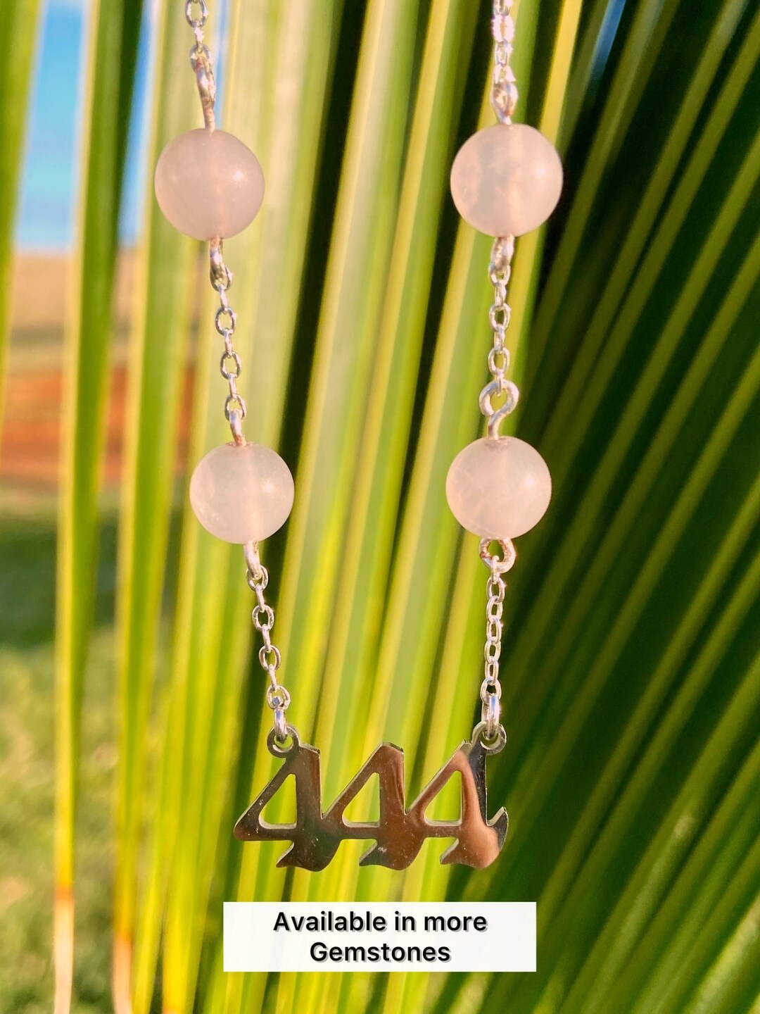 444 NECKLACE in 14k Gold Filled or Sterling Silver Necklace With ...