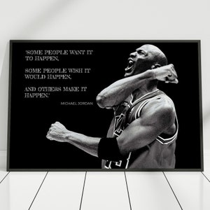 Michael Jordan Poster - Etsy