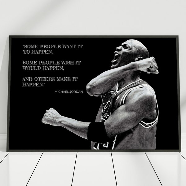 Michael Jordan Quote - Etsy
