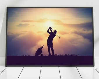 Golf Swing Poster - Etsy