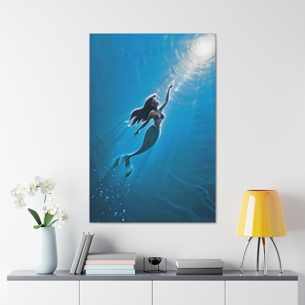 Little Mermaid Poster, Little Mermaid Wall Art sold by Thien | SKU ...