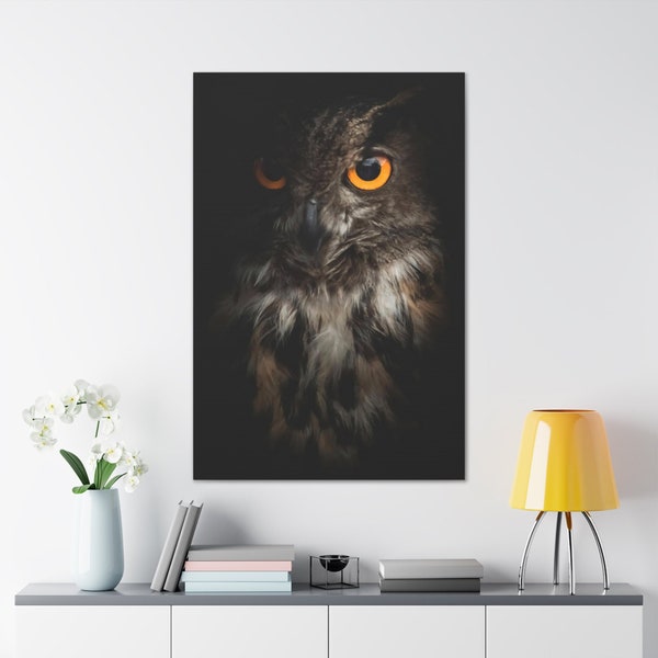 Owl Canvas Art - Etsy