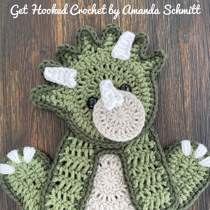 Crochet Dinosaur Applique - Etsy