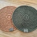 Rustic Round Trivet Crochet Pattern, Farmhouse Hot Pad Crochet Pattern ...