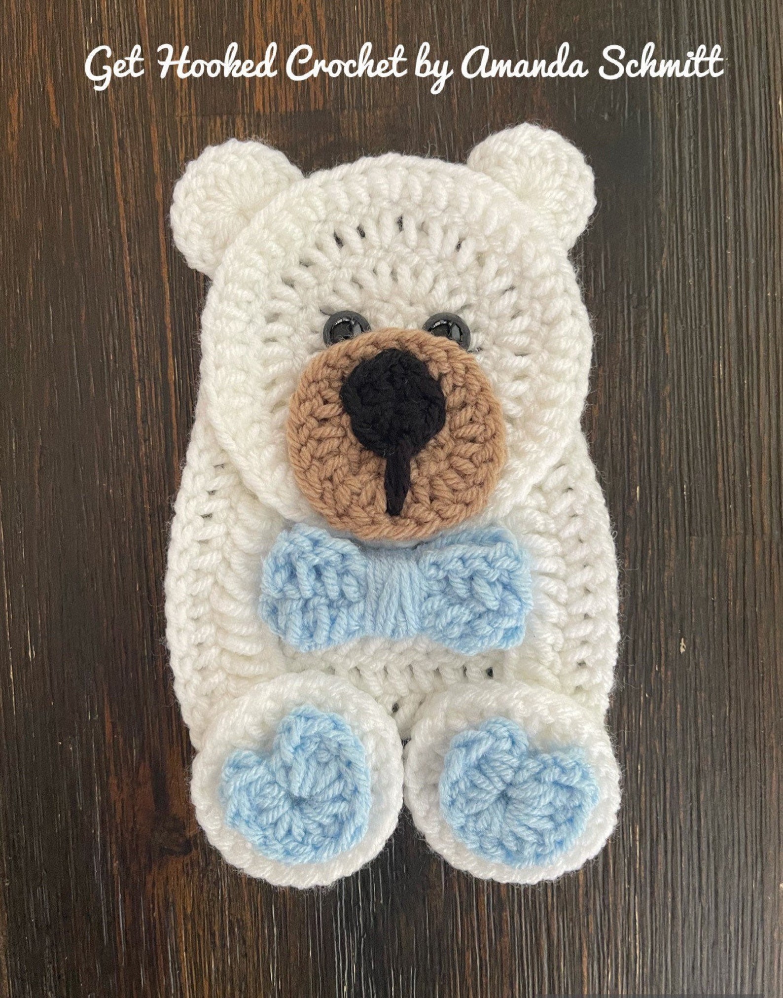 Bear Crochet Applique Teddy Bear Applique Girl Bear - Etsy
