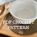 Rustic Round Trivet Crochet Pattern, Farmhouse Hot Pad Crochet Pattern ...