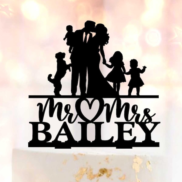 Cake Topper Family - Etsy
