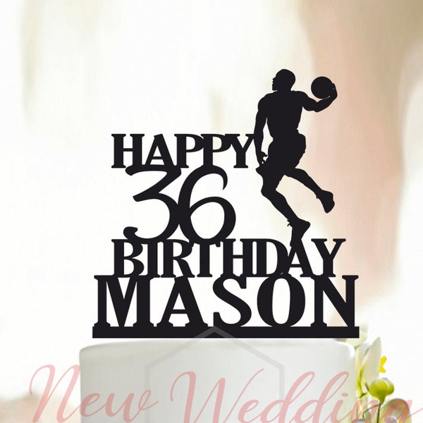 Basketball Cake Topper - Etsy