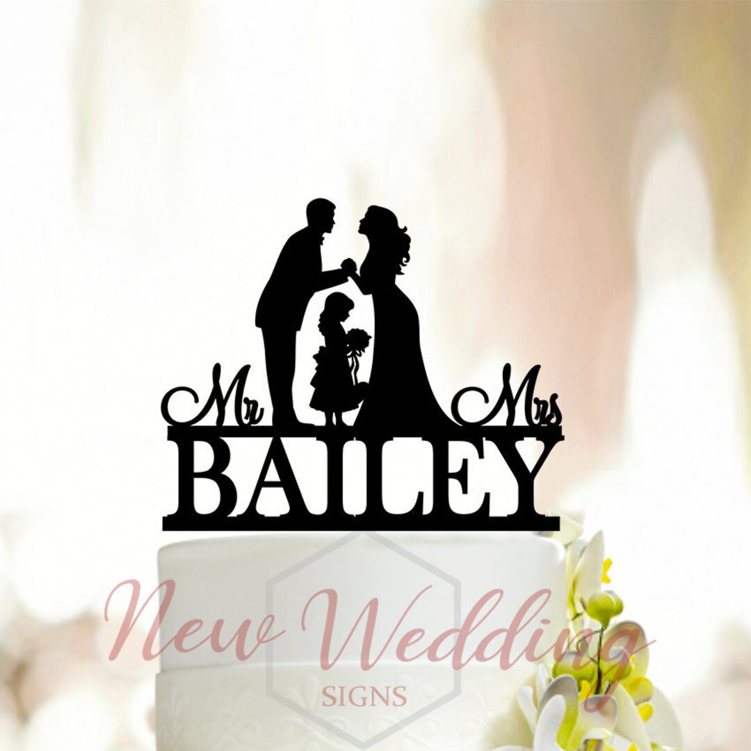 Family Cake Topper,wedding Cake Topper With Children,family Cake ...