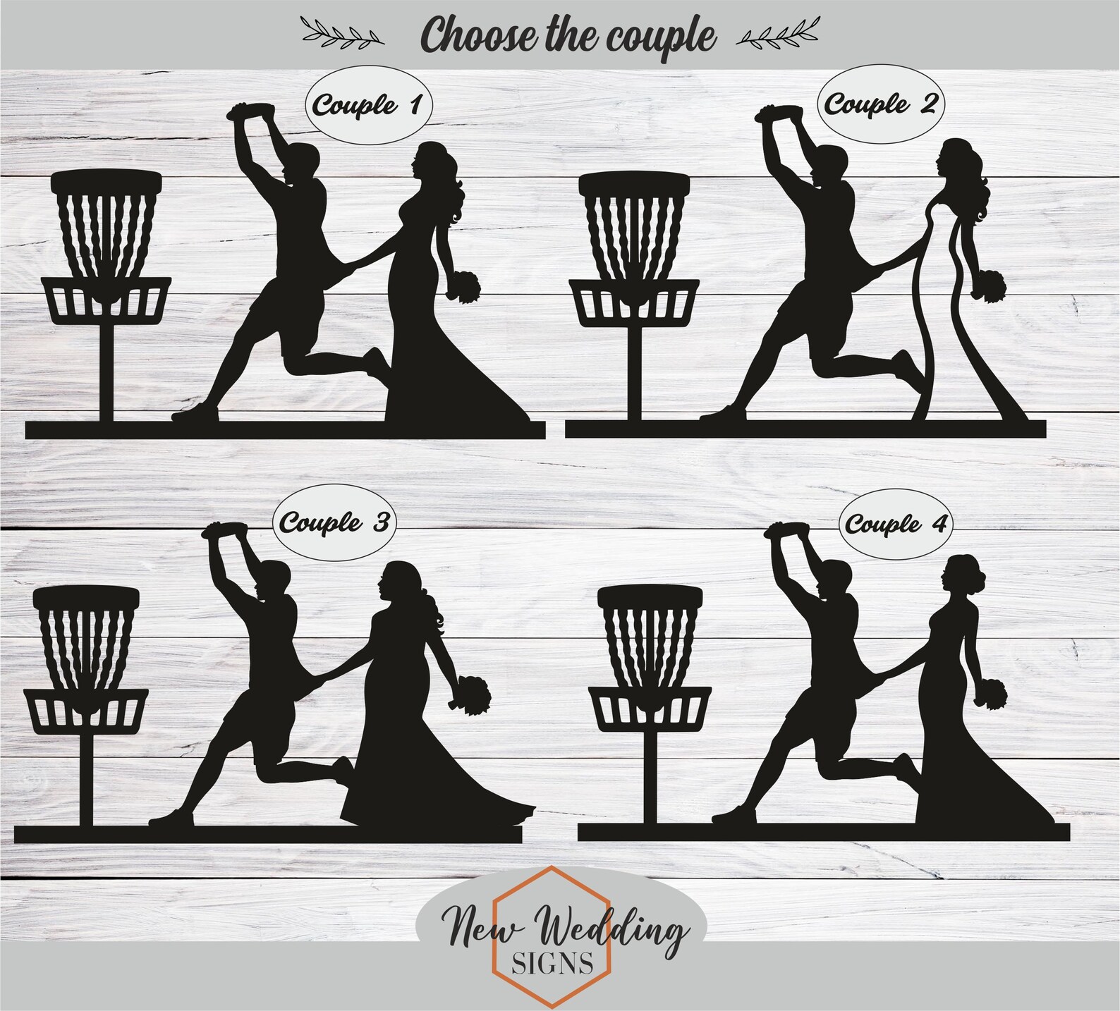 Frisbee Golf Wedding Cake Topper Frisbee Wedding Cake Topper - Etsy