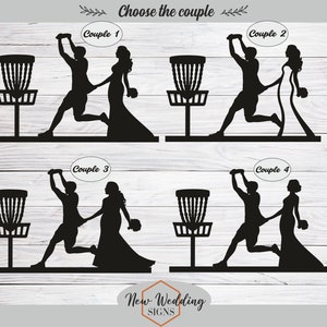 Frisbee Golf Wedding Cake Topper, Frisbee Wedding Cake Topper, Disc ...