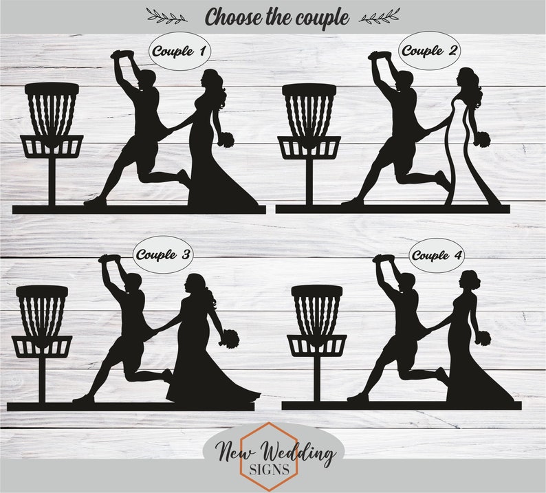 Frisbee Golf Wedding Cake Topper Frisbee Wedding Cake Topper - Etsy
