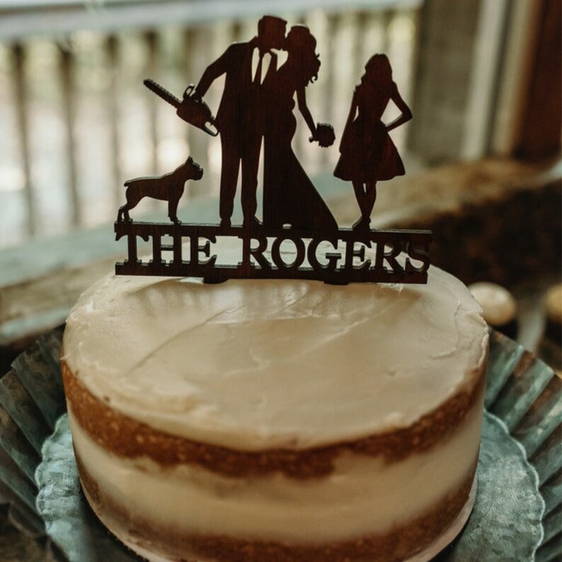 Custom Cake Topper SVG Wedding Cake Topper SVG File Instant - Etsy