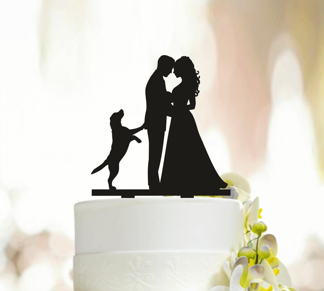 Wedding Cake Topper With Labrador Retriever, Wedding Cake Topper With ...