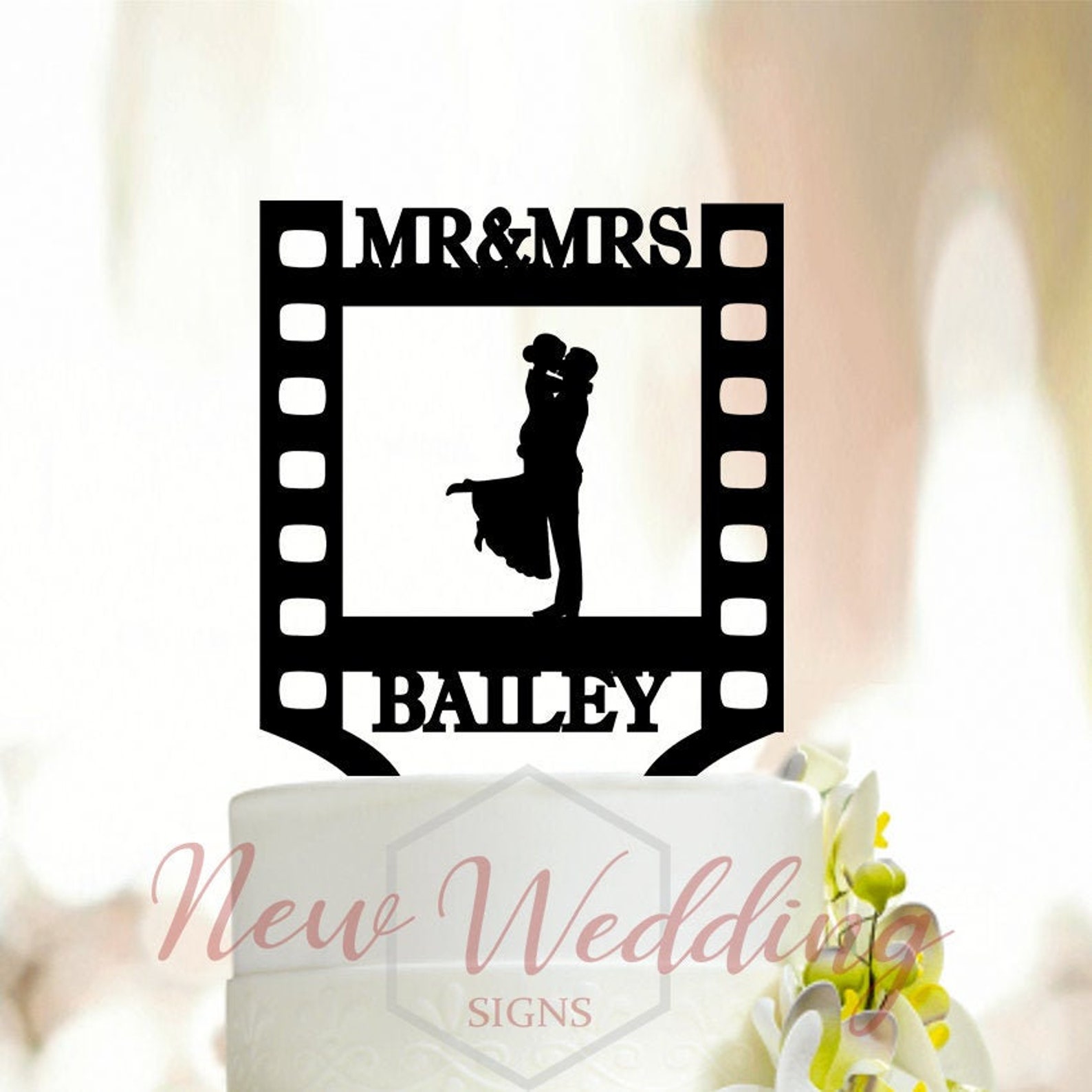 Movie Wedding Cake Toppermovie Themed Wedding Cake - Etsy