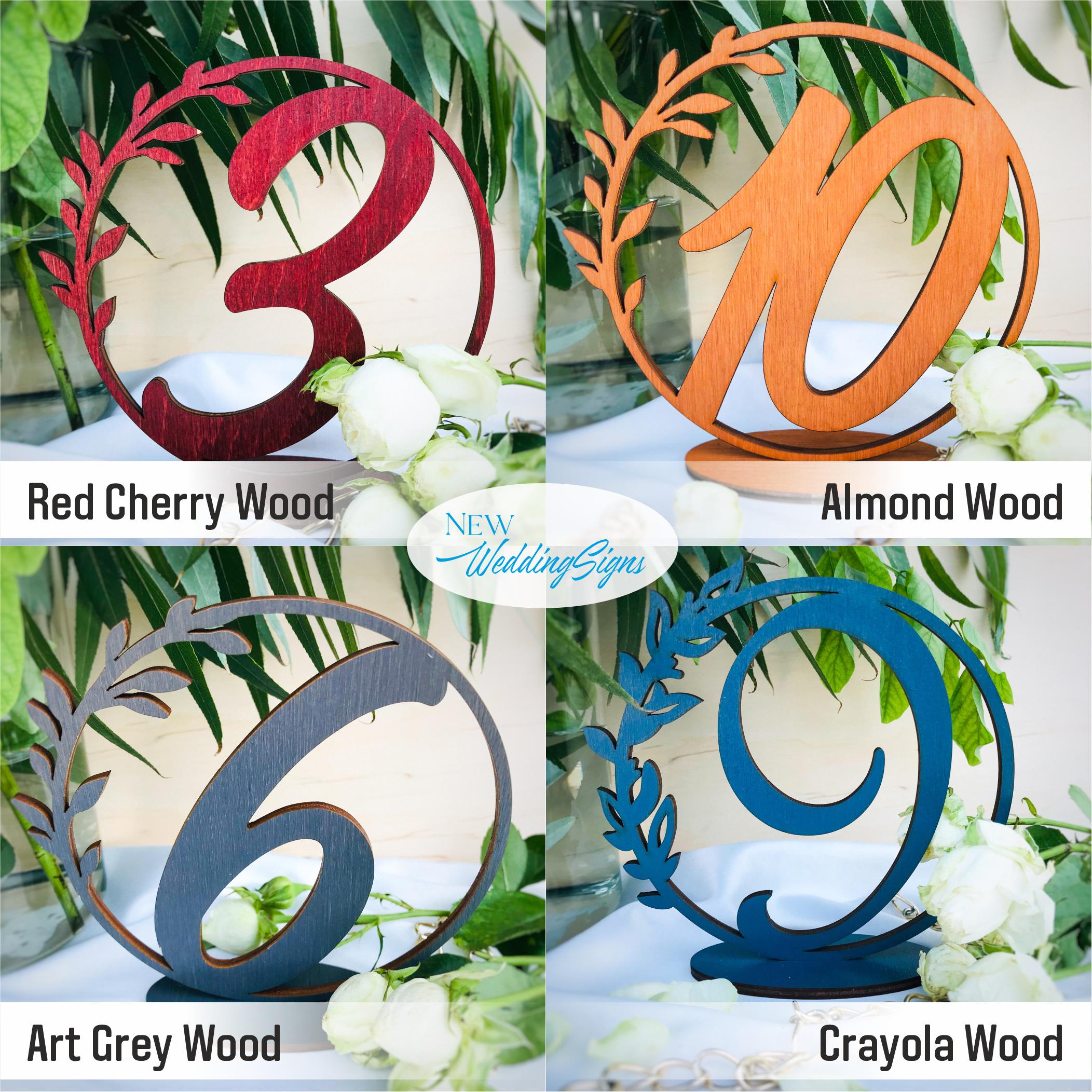 Table Numbers, Rustic Wood Wedding Decor, Table Decor, Event ...