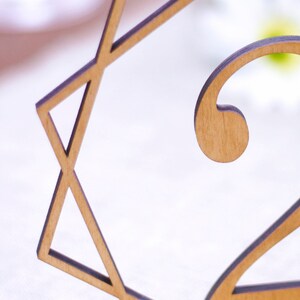 Table Numbers Rustic Wood Wedding Decor Table Decor Event | Etsy