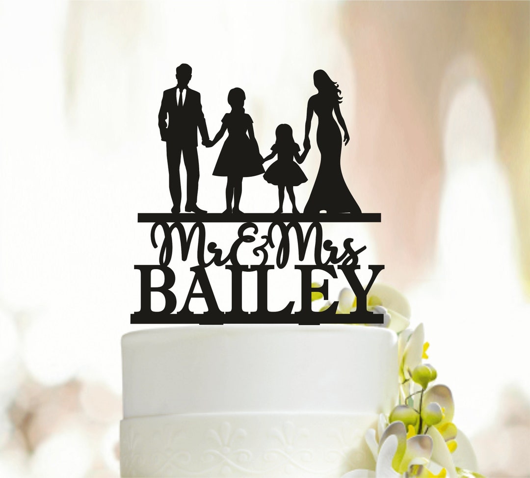 Сustom Family Wedding Cake Topper, Family Wedding, Wedding Cake Topper ...
