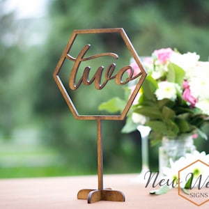 Table Numbers Rustic Wood Wedding Decor Table Decor Event - Etsy