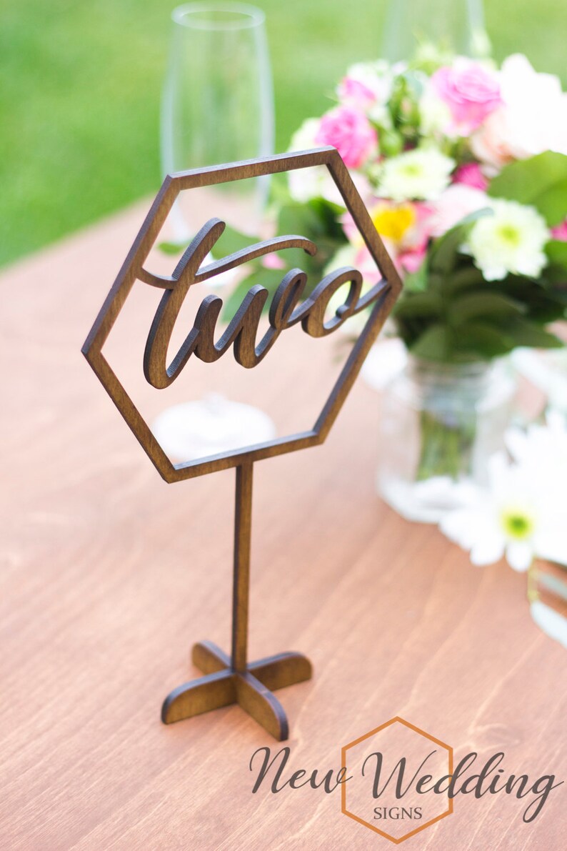 Table Numbers Rustic Wood Wedding Decor Table Decor Event | Etsy