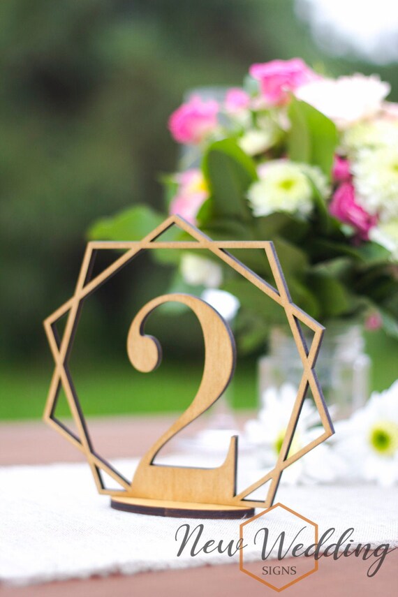 Table Numbers Rustic Wood Wedding Decor Table Decor Event | Etsy