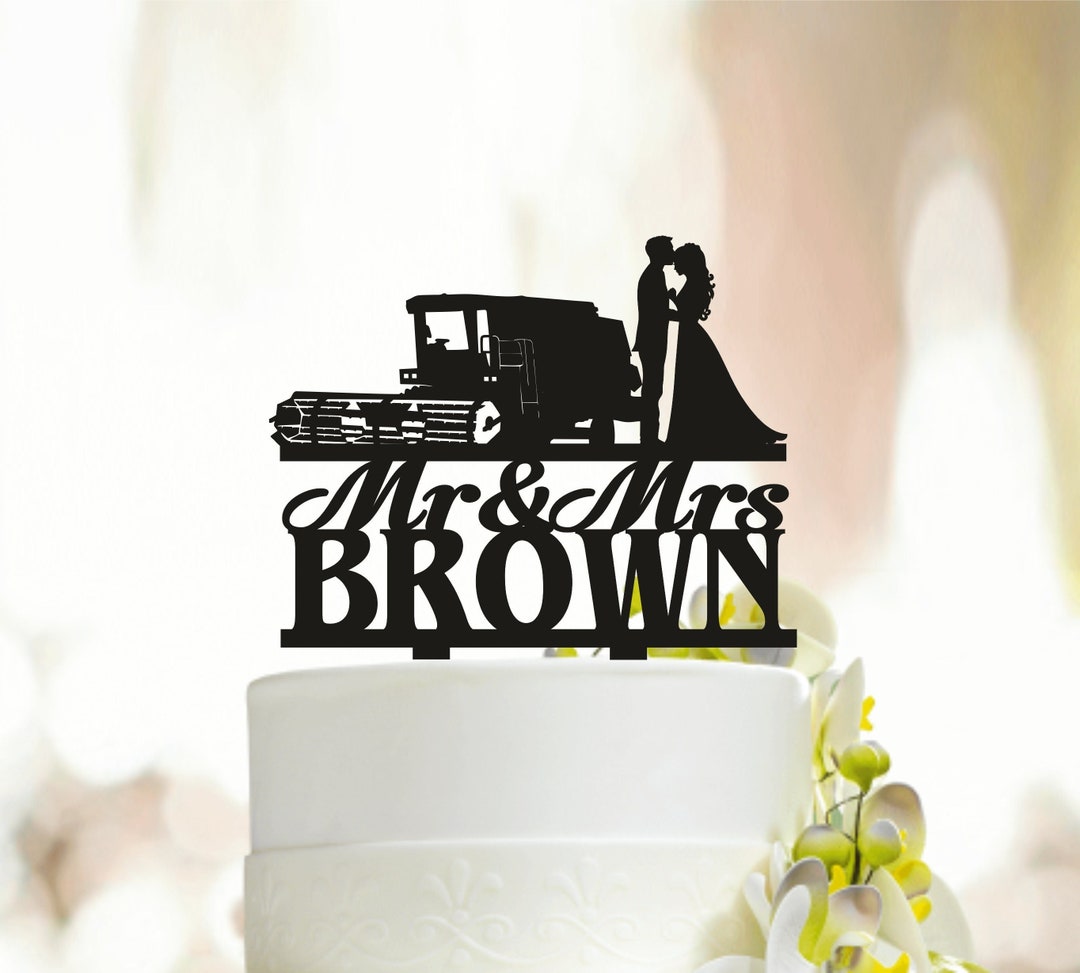 Combine Harvester Wedding Cake Topper, Wheat Harvester Cake Topper ...